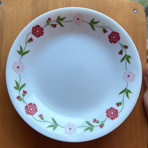 Corelle | Dining | Set Of 6 Corelle Spring Pink 6 34 Inch Plates | Poshmark